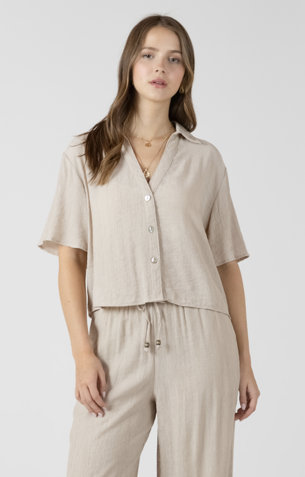 Dex Short Sleeve Blouse – Inside Edge Boutique and Sports